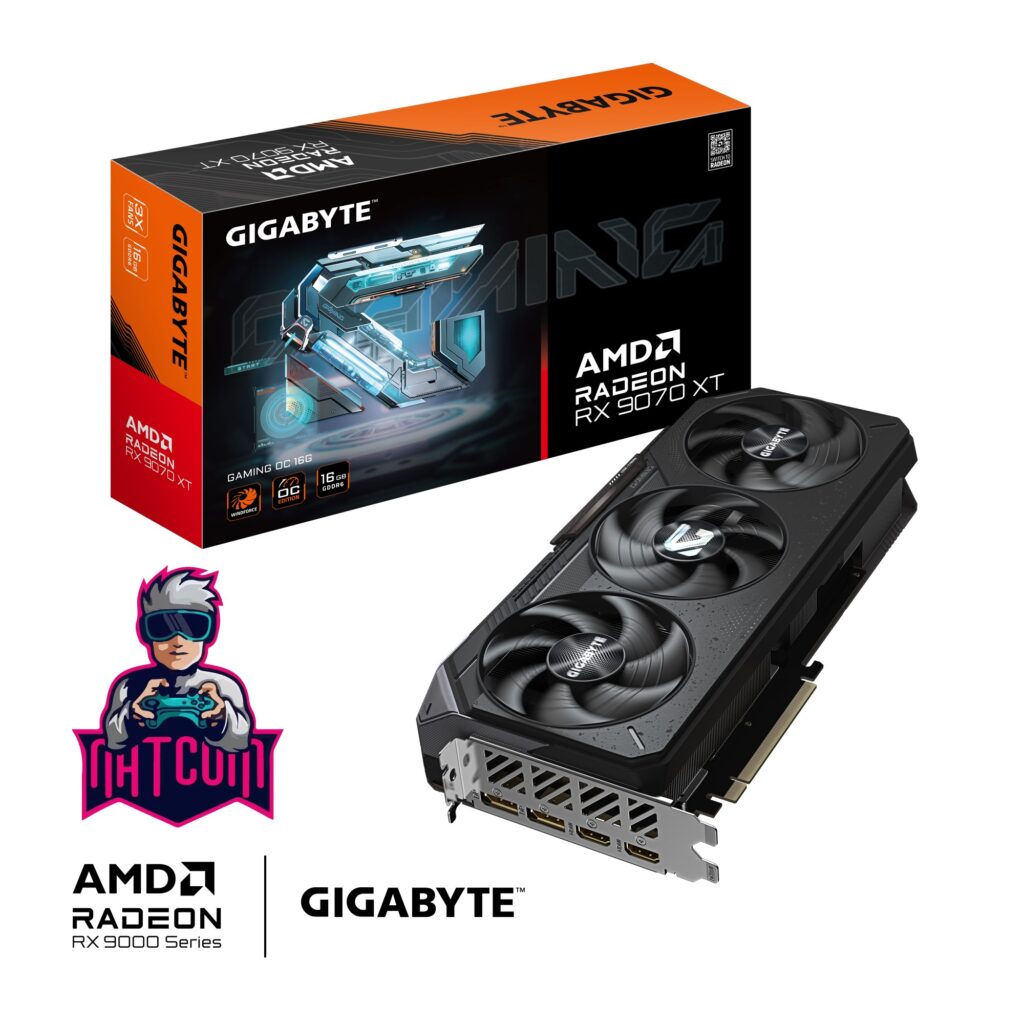 Gigabyte Radeon RX 9070 XT GAMING OC 16G [GV-R9070XTGAMING OC-16GD ...